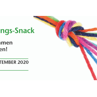 Achtung! Terminverschiebung & digitaler Tagungs-Snack