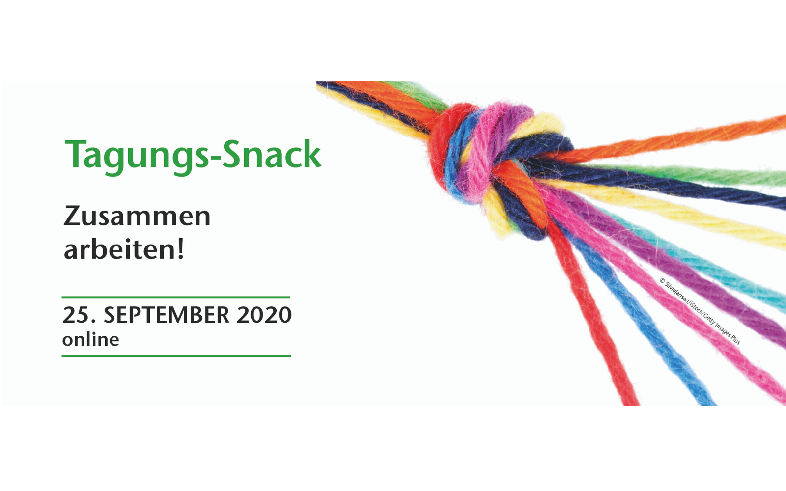 Achtung! Terminverschiebung & digitaler Tagungs-Snack